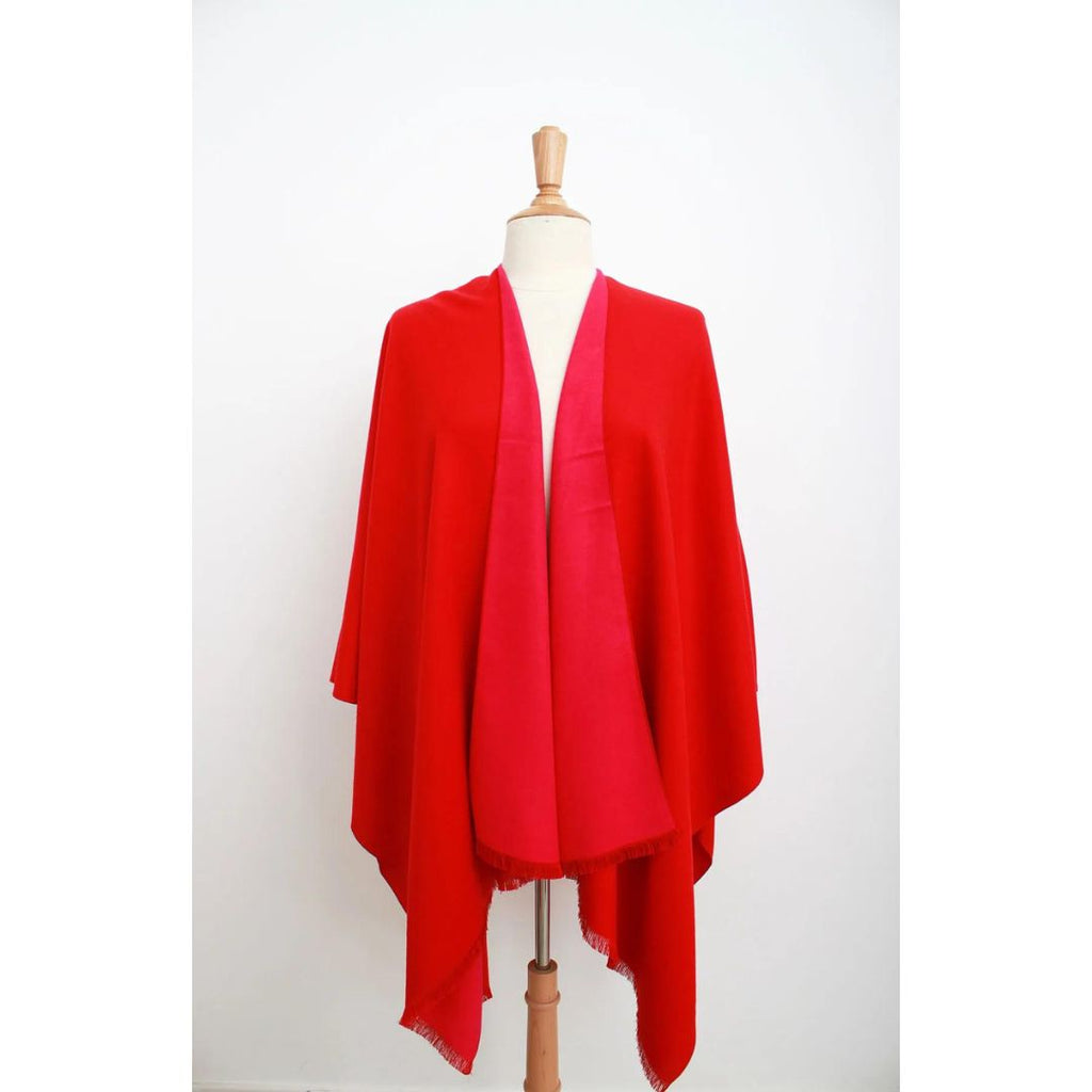 Red & Fuchsia Emma Cape – Russborough Shop